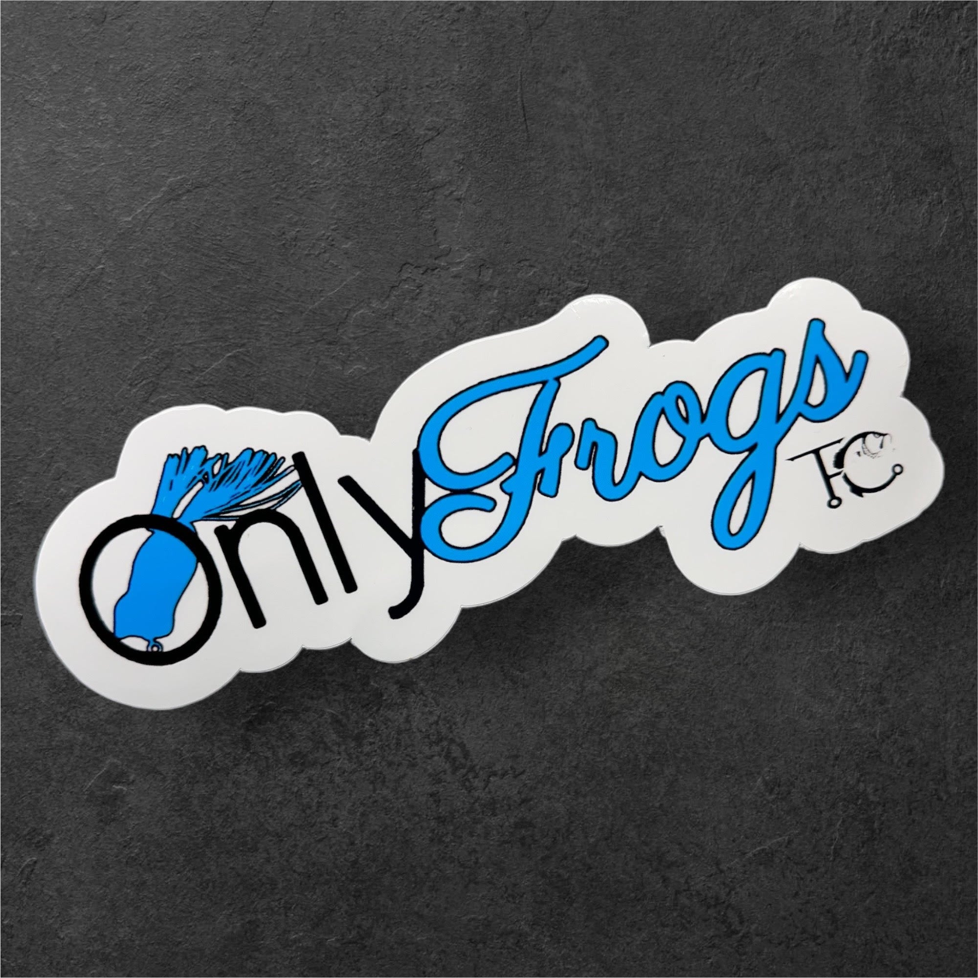 TFC OnlyFrogs 8" Decal – Tactical Fishing Company